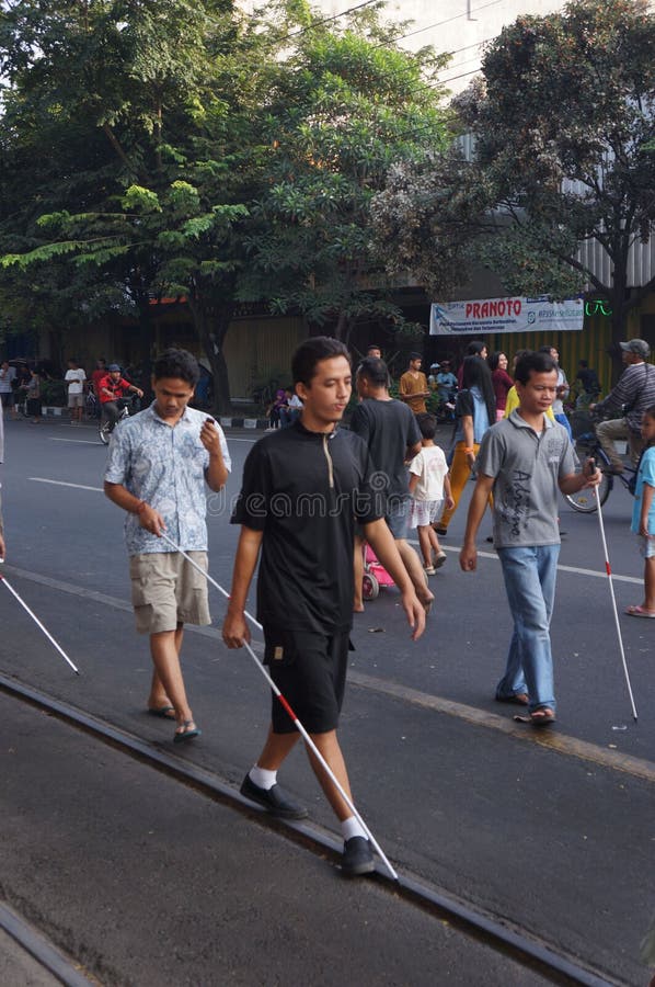 Blind man editorial image. Image of road, walking, blind - 41573555