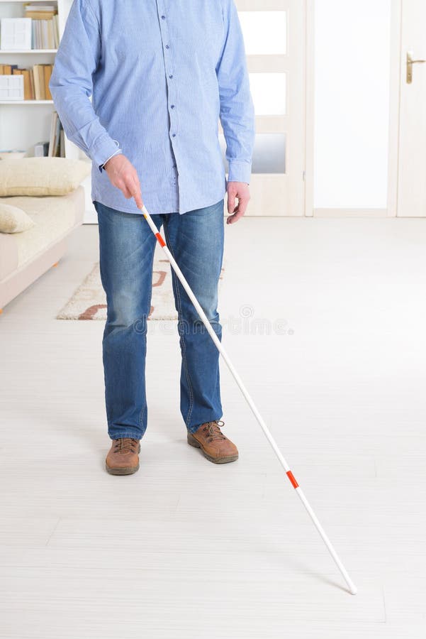 Blind man stock photo. Image of male, gentleman, handicapped - 54539536