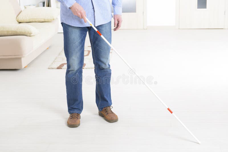 Blind old man stock image. Image of eyesight, older, laser - 39253057