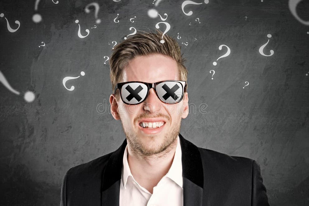 Blind Man stock image. Image of incompetent, loser, intimated - 50009493