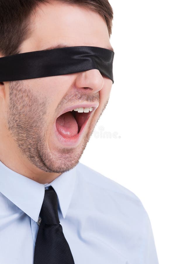Blind management. stock photo. Image of concepts, businessman - 40371024