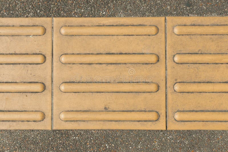 Yellow Texture Pattern Blind Path Stock Photo - Image of blind, pattern ...