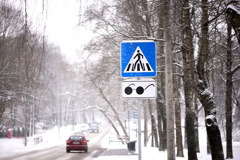 172 Blind People Crossing Road Sign Stock Photos - Free & Royalty-Free ...