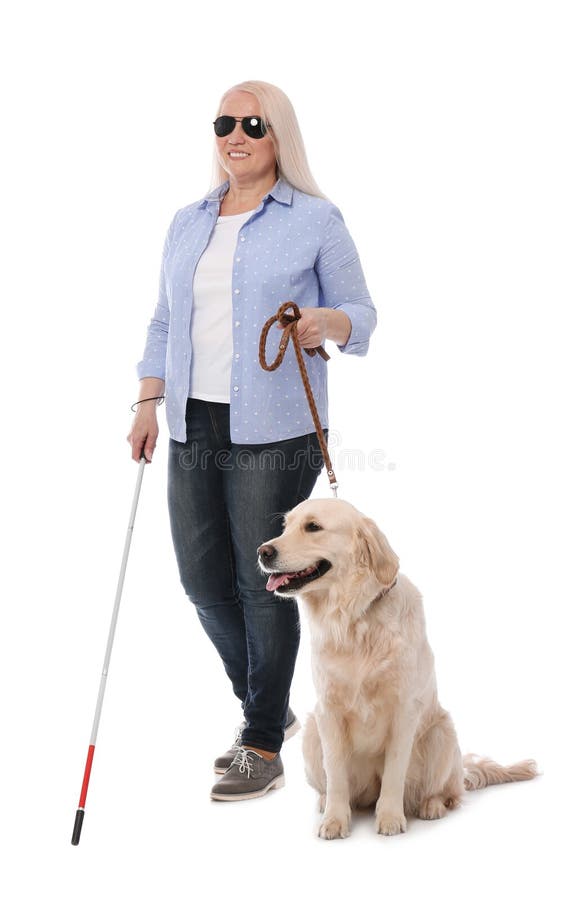 Blind Person Long Cane Guide Dog Stock Photos - Free & Royalty-Free ...