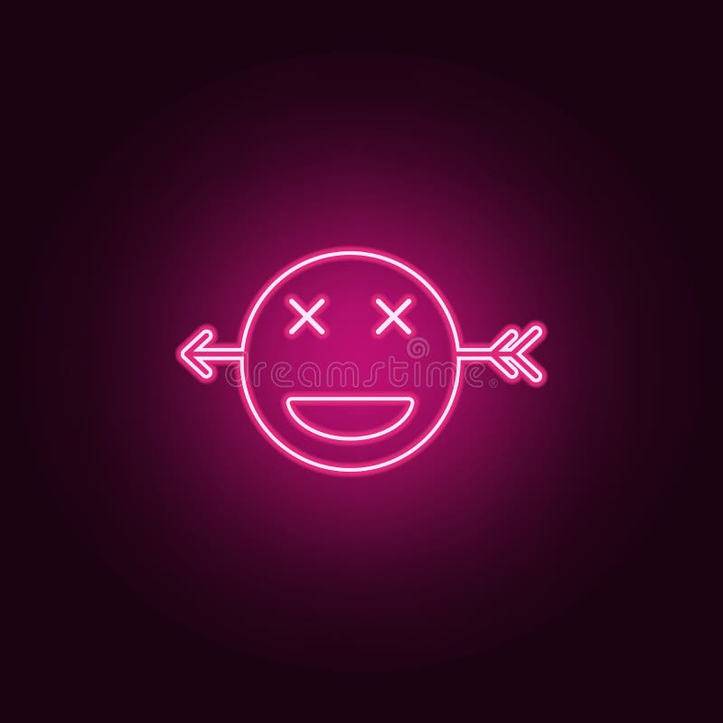 Blind Smiley Message with Arrow in Head Icon. Elements in Multi Colored ...