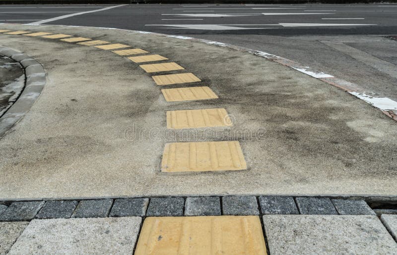 Blind tactile way stock image. Image of help, blindness - 76146329