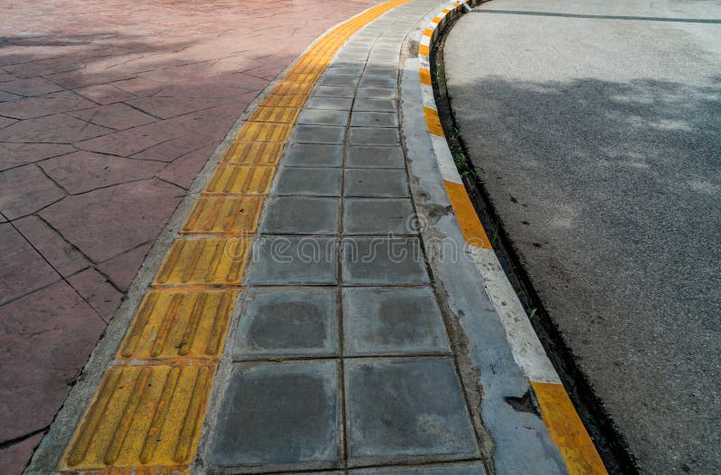 Blind tactile way stock photo. Image of floor, orange - 103662950