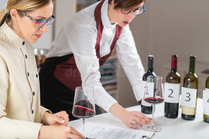Blind wine tasting stock image. Image of dinner, clothing - 277028259