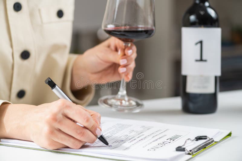 Blind wine tasting stock image. Image of experience - 277028513