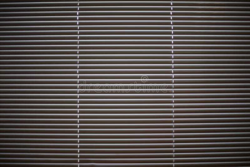 Blinds Removed Frontally. Window is Closed from Light Stock Photo ...