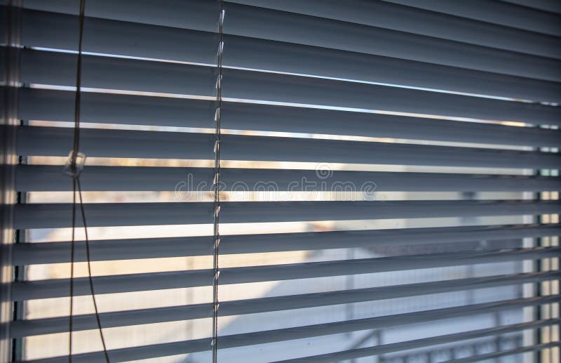 Blinds on the Window As an Abstract Background. Stock Image - Image of ...