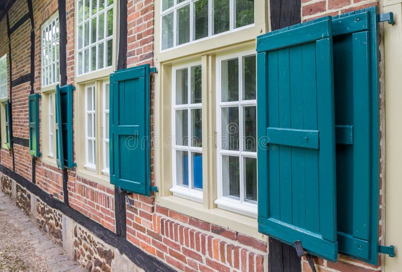Window and Blinds of a Traditional Dutch House in Alkmaar Stock Photo ...