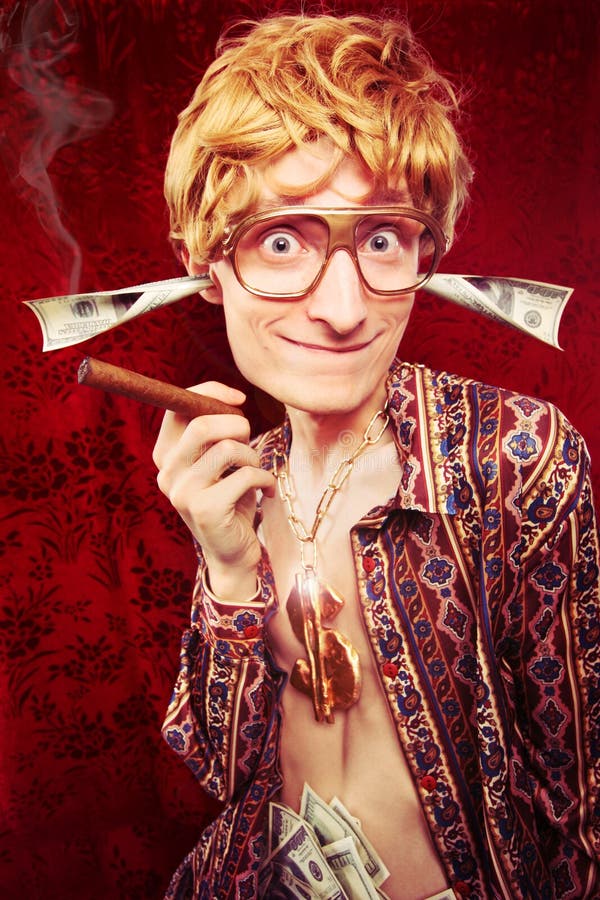 Bling bling dude stock image. Image of comic, humorous - 11069013