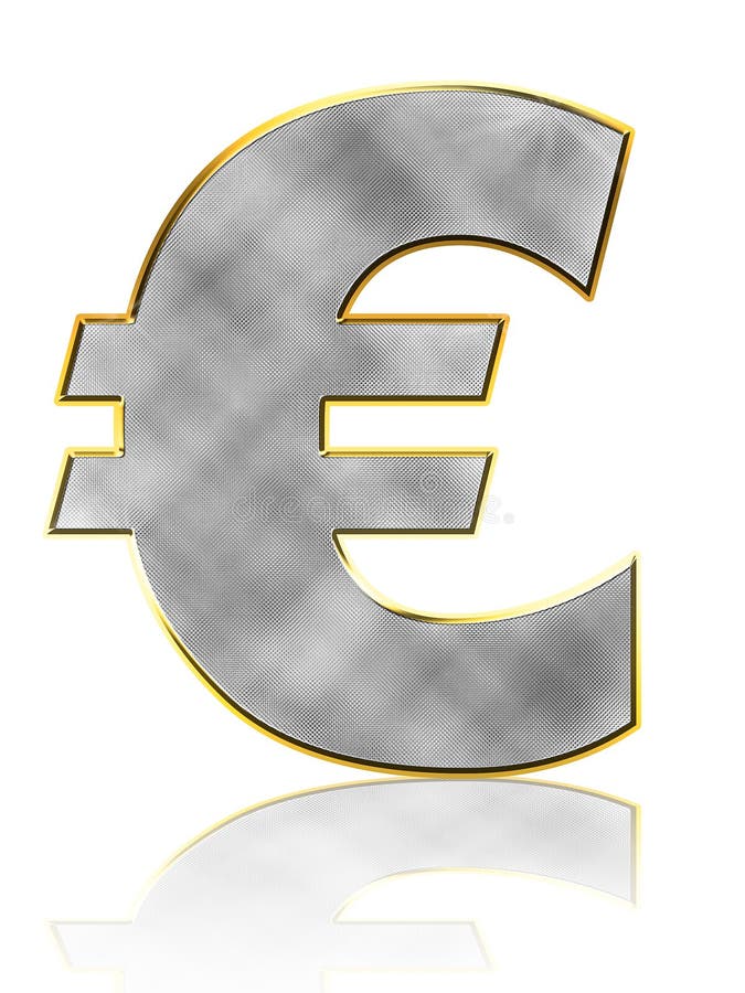 Bling Euro Symbol stock illustration. Illustration of shiny - 7678215