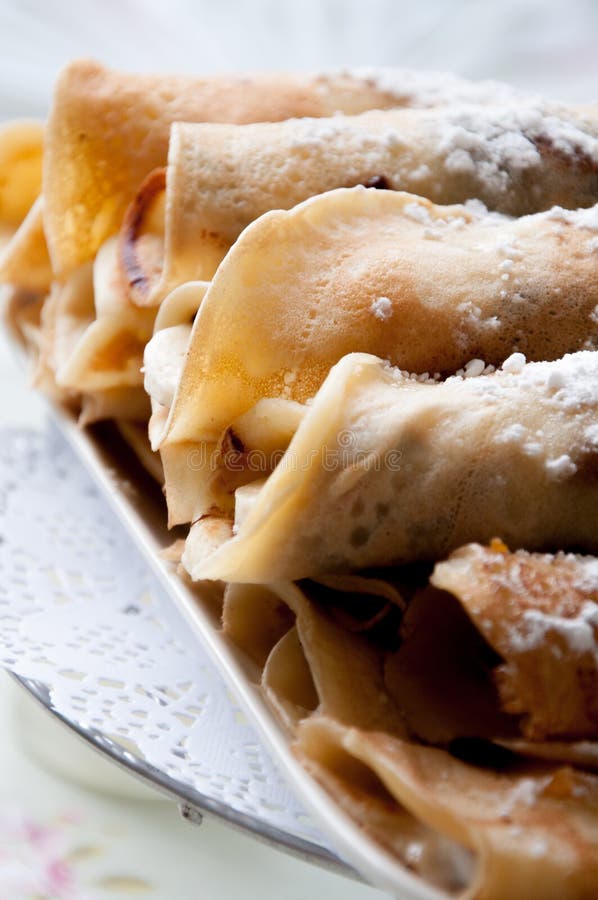 Sweet Blini pancake stock image. Image of cake, horizontal - 93785815