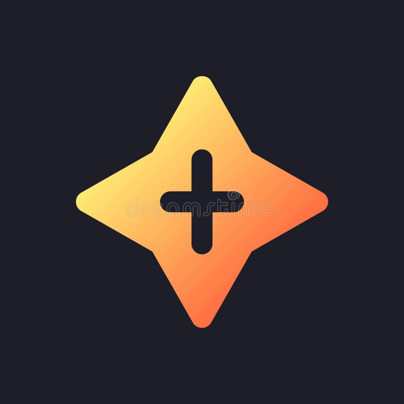 Gradient Blink Pink Magenta Square Scalloped Corner Stock Illustration ...