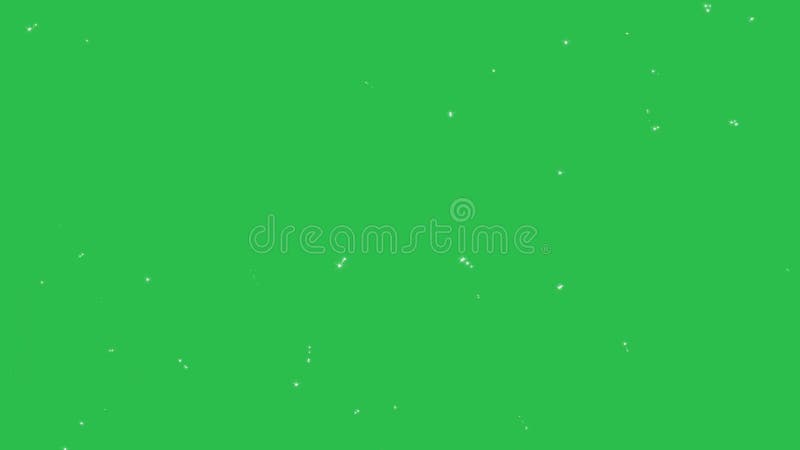 Blinking Glitter Particles on Green Screen Background Motion Graphic ...