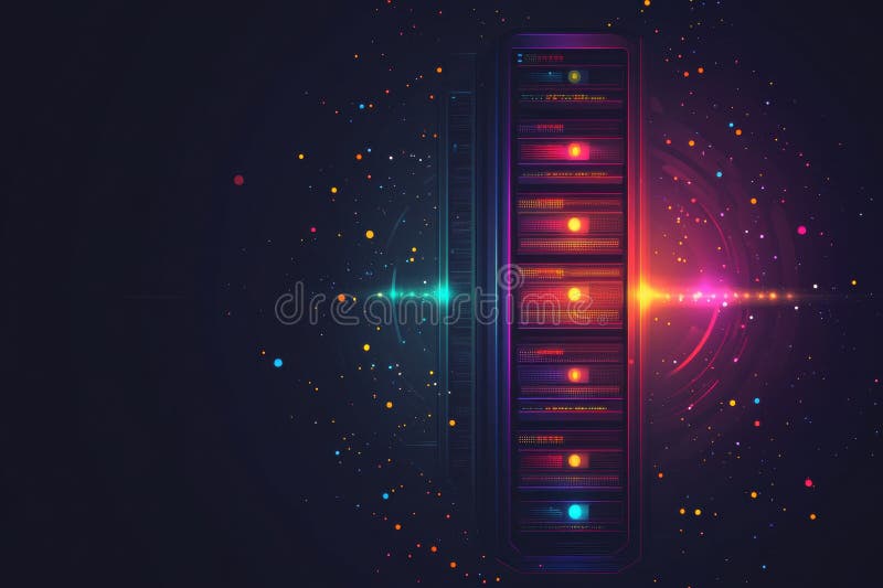 Blinking Indicators on Servers Reveal Active Status, Creating a Vibrant ...