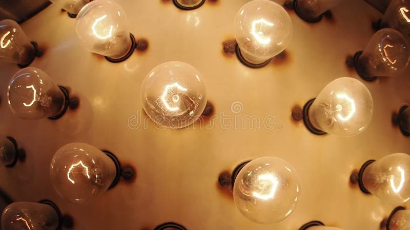 Blinking Light Bulb Close Up Stock Footage - Video of dark, blink ...