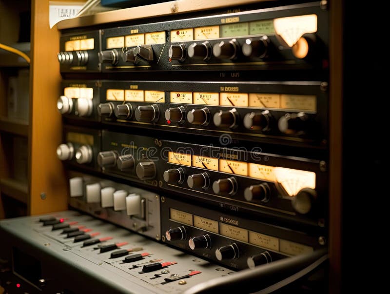 Blinking Light on Office Intercom System Stock Illustration ...