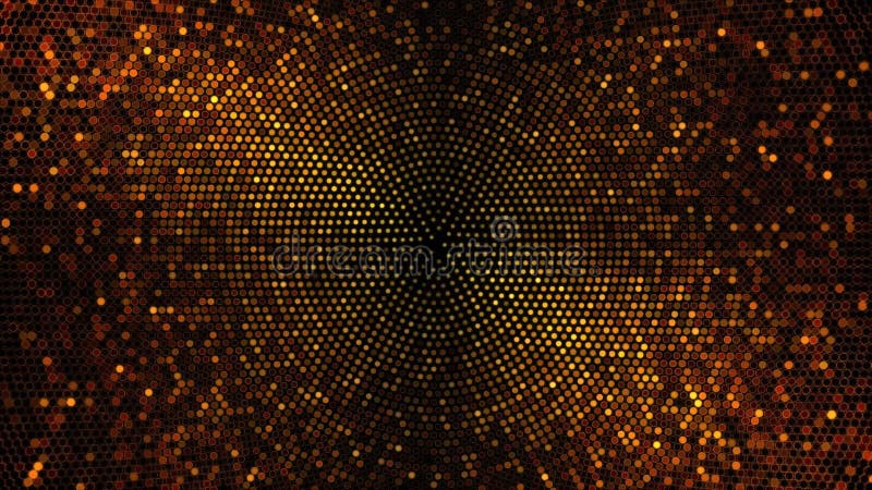 Blinking Lights Board Circle Loop Background Stock Video - Video of ...