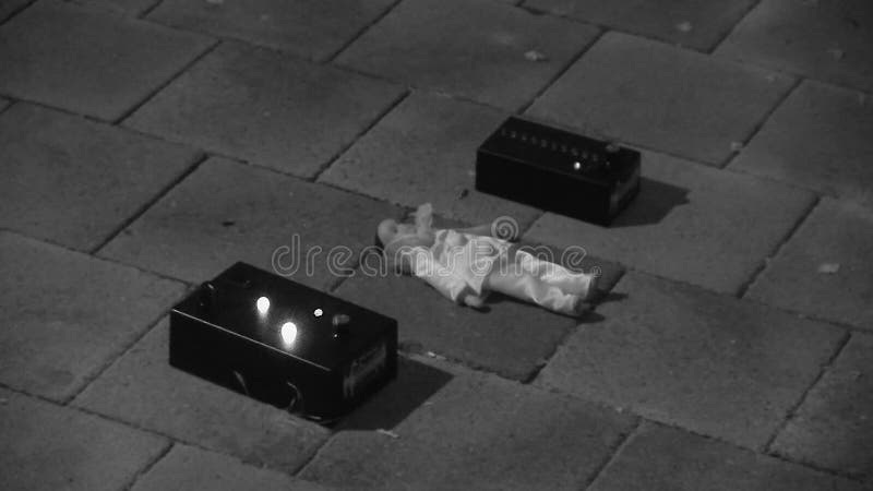 Blinking Lights of a Ghost Haunting Device Stock Footage - Video of ...