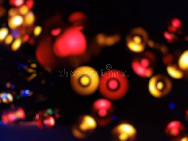 Blinking Neon Lights with Blurry Effect Stock Image - Image of gleam ...