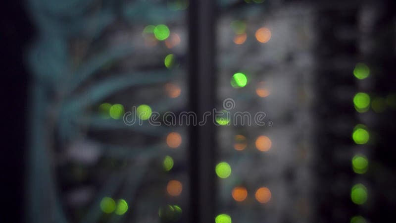 Blinking Network Ports on a Router Stock Video - Video of equipment ...