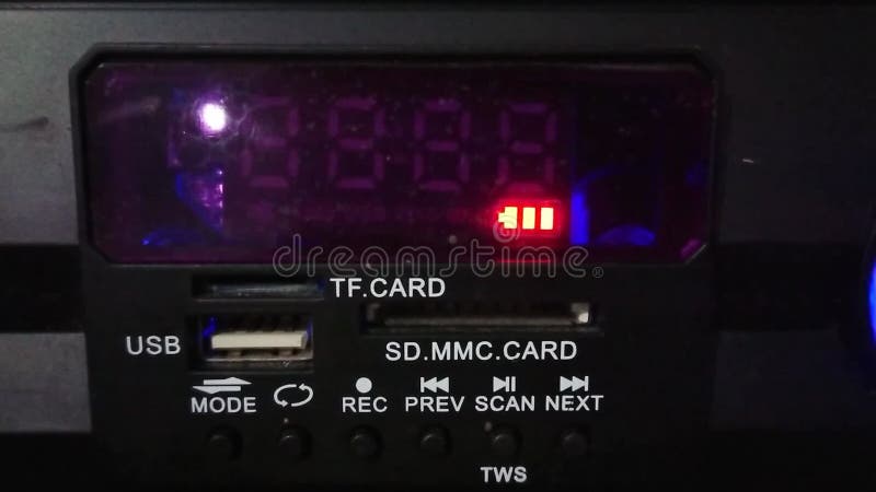 Footage Close Up, Blinking Red Bluetooth Led Lamp Indicator Stock ...