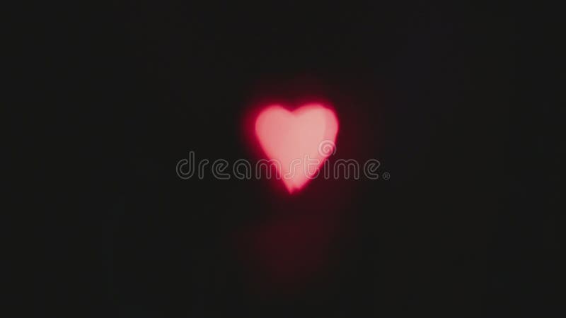 Blinking red heart stock footage. Video of love, decoration - 65034106