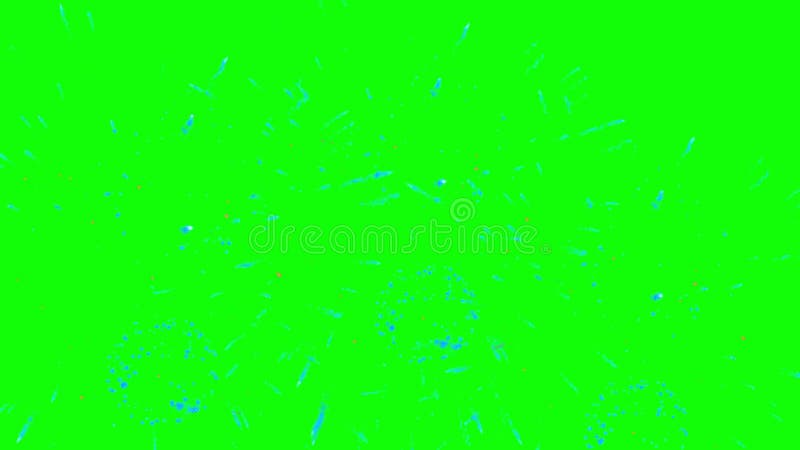 Blinking and Splashing Objects on Green Screen for Dynamic Visual ...