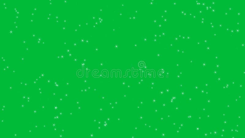 Blinking Stars Effect on Green Screen Background Motion Graphic Effects ...
