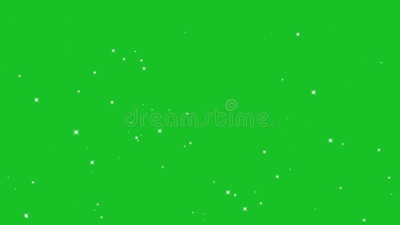 Blinking Stars on the Sky Motion Graphic Effects on Green Screen ...