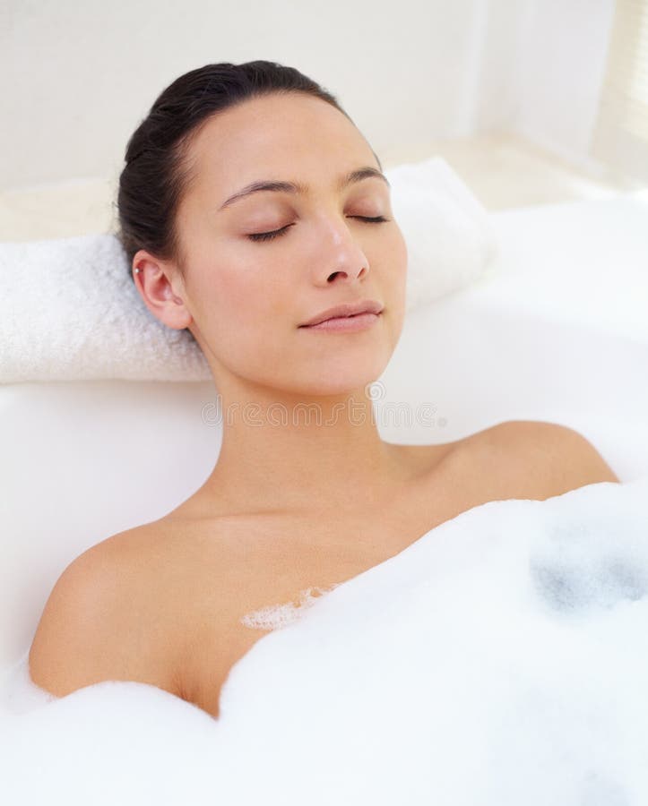 This is Bliss...a Beautiful Young Woman Relaxing in the Bathtub. Stock ... This is Bliss...a Beautiful Young Woman Relaxing in the Bathtub. Stock ...