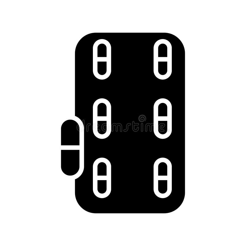 Blister Pack Isolated Vector Icon Which Can Easily Modify or Edit Stock ...