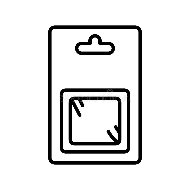 Blister Pack Line Icon. Vector Isolated Element Stock Vector ...