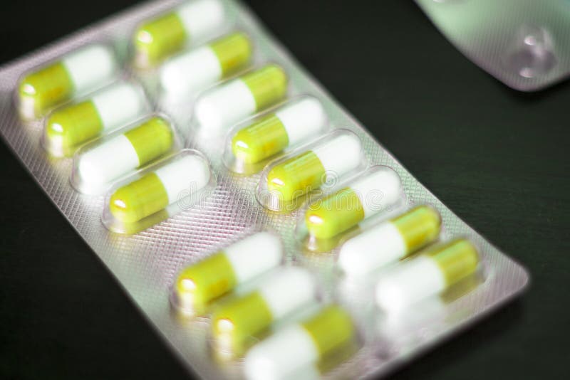 Blister Pack Medical Pillls Stock Image - Image of isolated, blister ...
