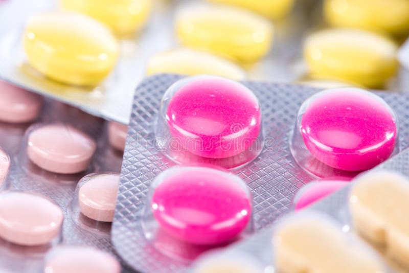 Blister of Pharmaceutical Pills Stock Photo - Image of medicine ...