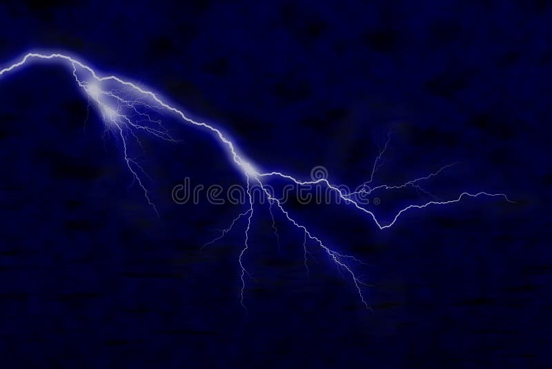 Blitz stock abbildung. Illustration von blau, nacht, hintergründe ...
