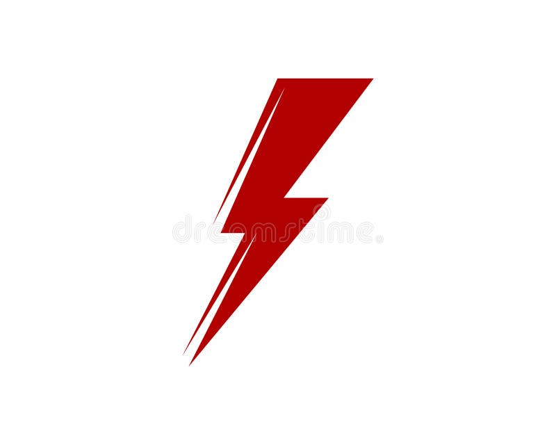 Blitz-Logo Template-Vektorikonen-Illustrationsdesign Vektor Abbildung ...