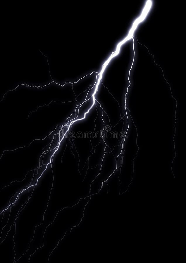 Blixt stock illustrationer. Illustration av storm, regnstorm - 6666042