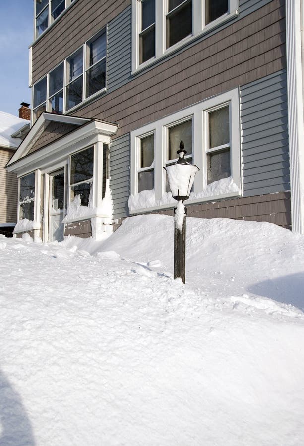 Blizzard of 2013 aftermath stock image. Image of winter - 29142803
