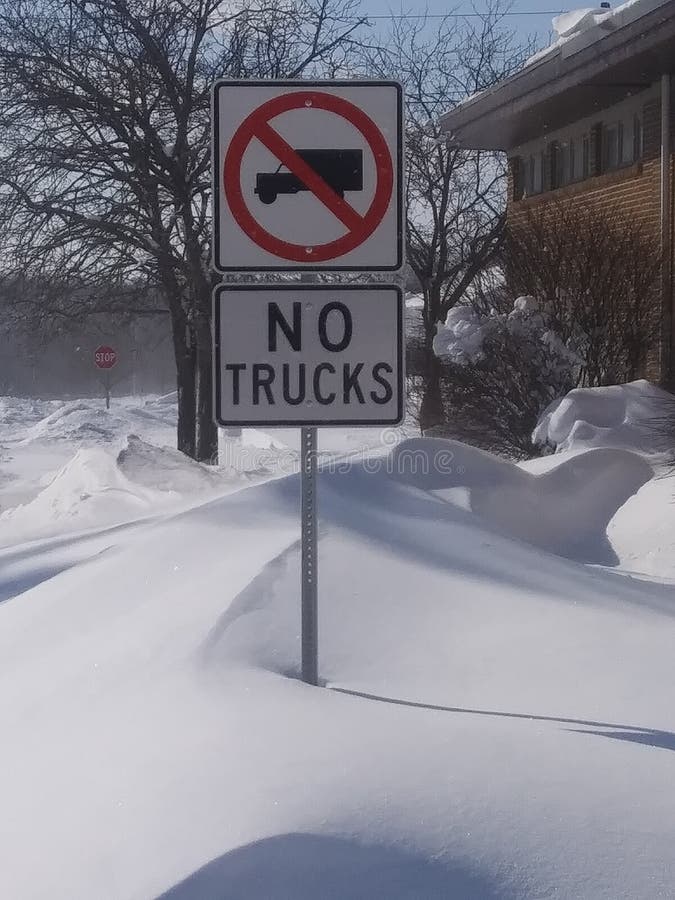 Blizzard Aftermath stock image. Image of weather, winter - 142188029