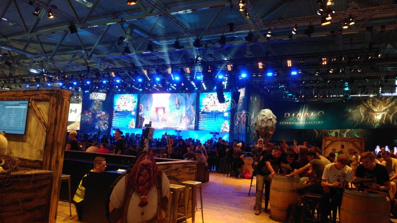 Gamescom 2018 Cologne Germany Blizzard Editorial Image - Image of ...