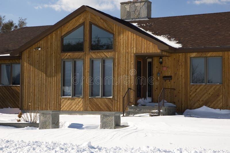 Blizzard House stock photo. Image of blue, weather, wood - 368524