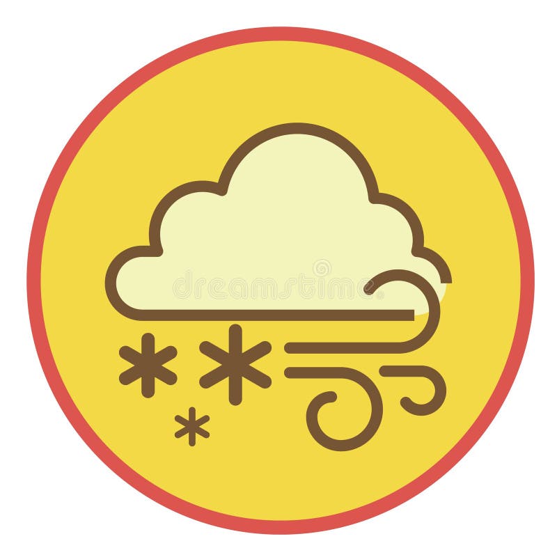 Blizzard. Vector Illustration Decorative Design Stock Vector ...