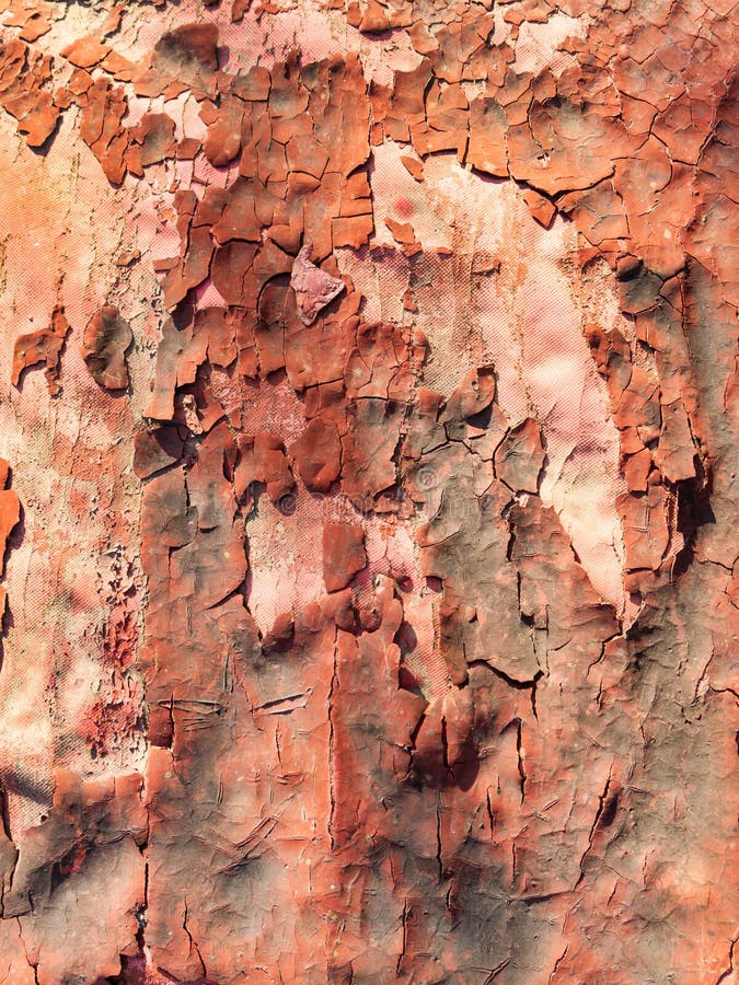 Detail of a Plastic Surface with Cracked Paint, Selective Focus Stock ...