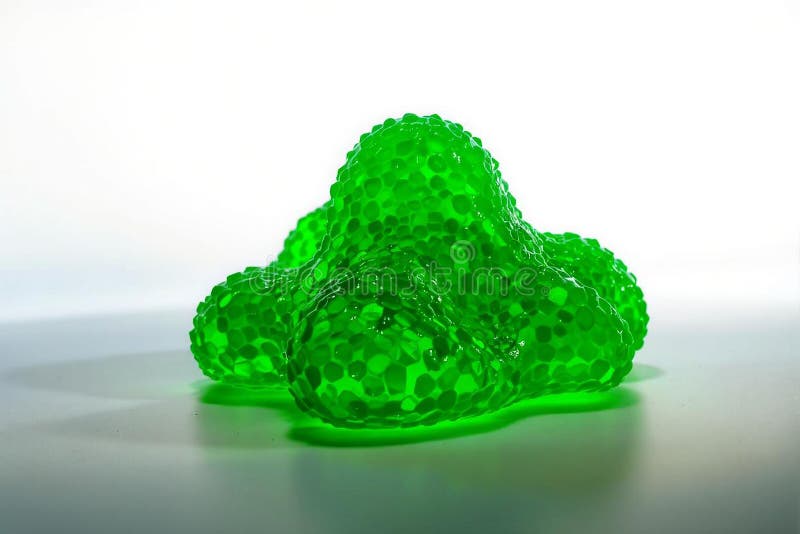 A Glistening Mound of Vivid Green Orbs Resembling Slime Ready for ...
