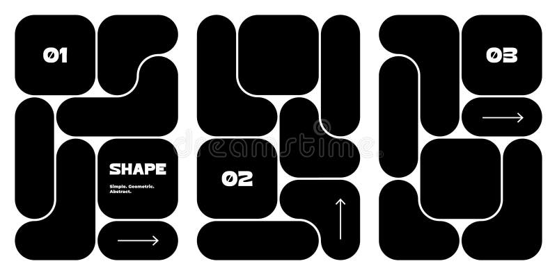 Blob and Bubble Shape Pattern. Geometric Background Design Stock Vector ...