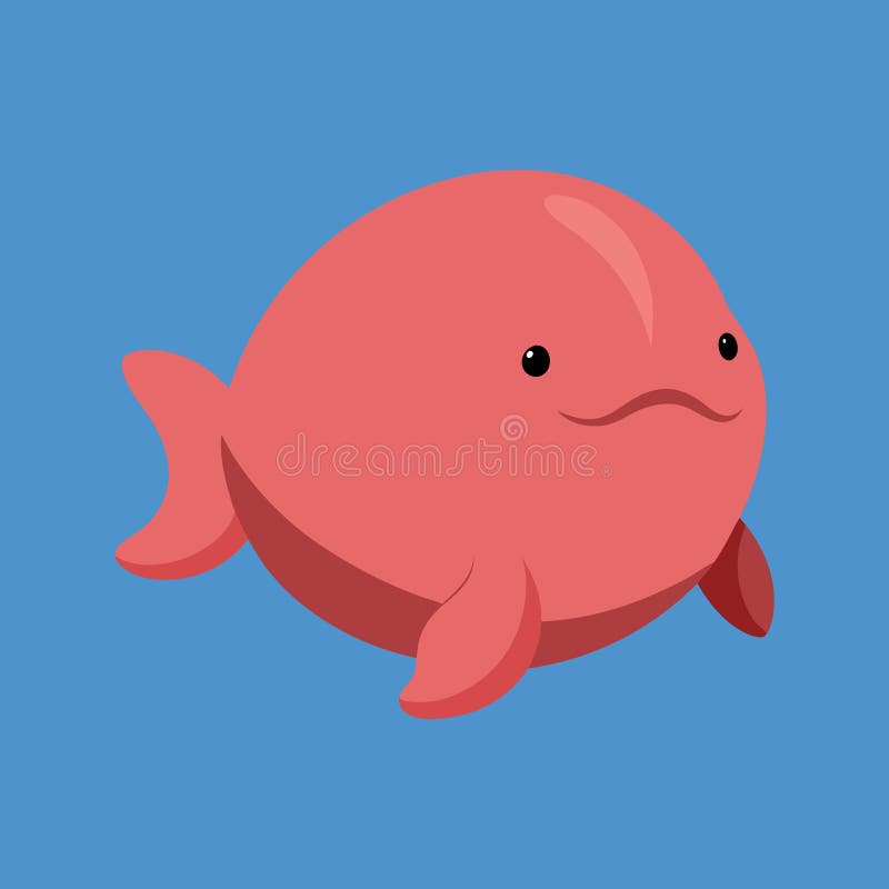 Blob Fish Vector Art Illustration Stock Vector - Illustration of ...